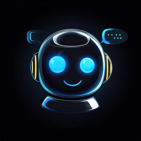 Chat Bot Logo Design Concept Premium Ai Generated Image