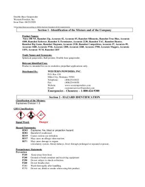 Fillable Online Material Safety Data Sheet Fax Email Print Pdffiller