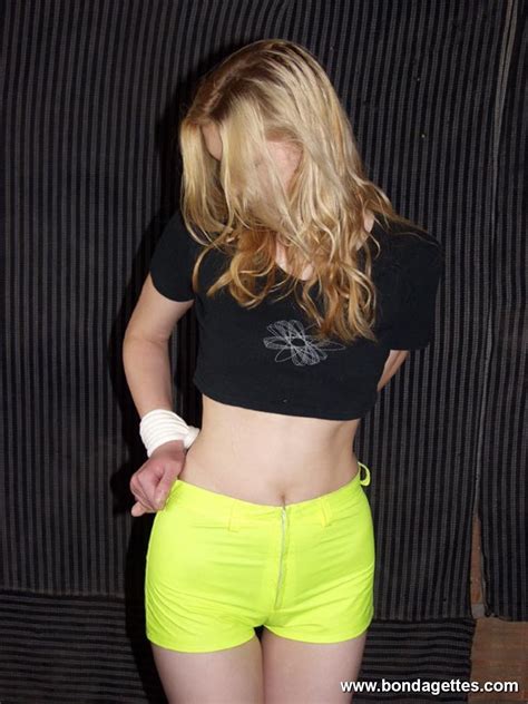 Amateur Cutie Isanne Tied Up And Restrained With A Leather Arm B Porn