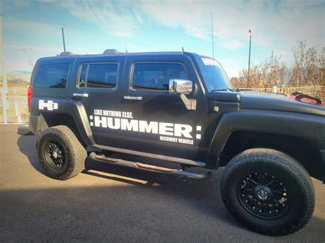 [트롤게러지] Hummer H3 험머 H3 3m사틴블랙 전체랩핑 포인트랩핑 데칼 시공 양주 의정부 랩핑 네이버 블로그