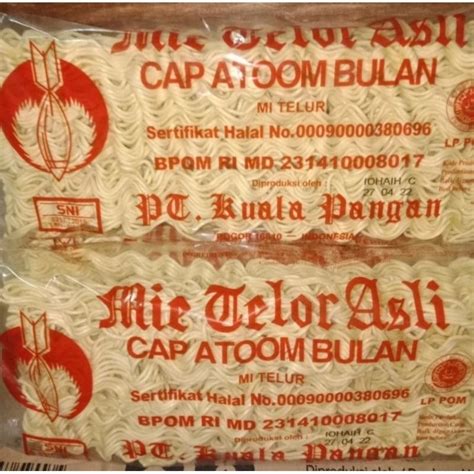 Jual Mie Telor Cap Atom Bulan Shopee Indonesia