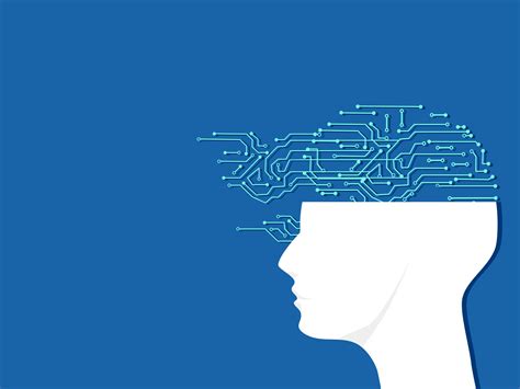 Circuit Board Technology In The Human Head Vector Art At Vecteezy