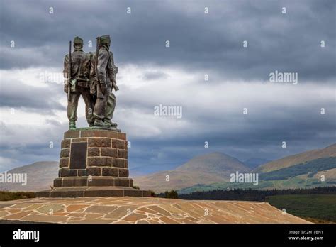 The Commandos Memorial In Lochaber Scotland Stock Photo Alamy