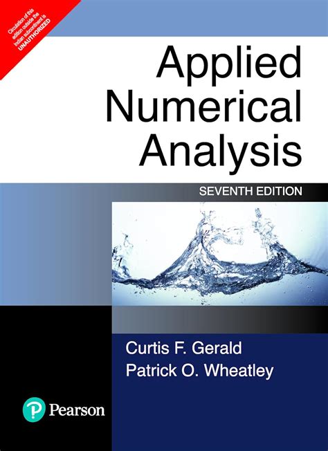 applied numerical analysis 7th edition gerald books
