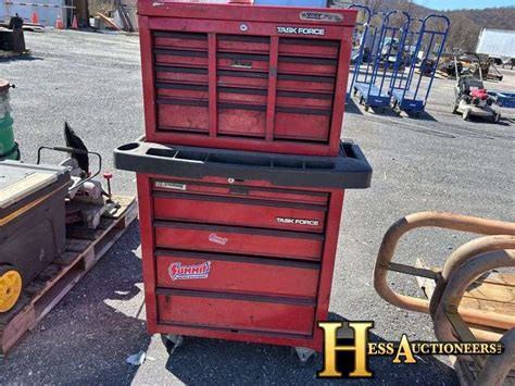 TASK FORCE TOOL CABINET BOX Hess Auctioneers