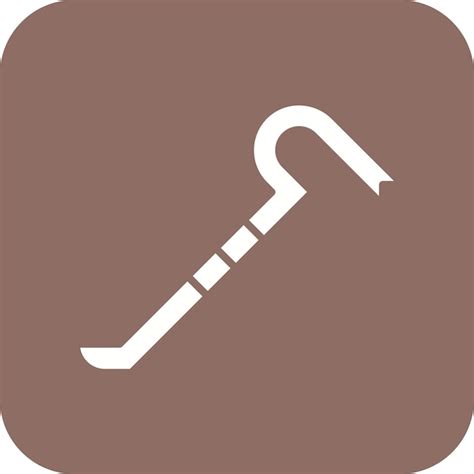 Premium Vector Crowbar Vector Icon Can Be Used For Firefighter Iconset