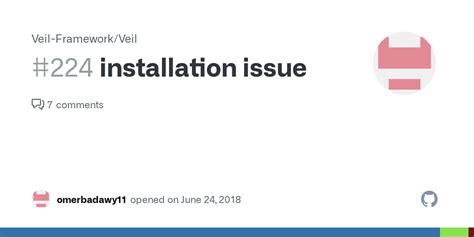 Installation Issue · Issue 224 · Veil Frameworkveil · Github