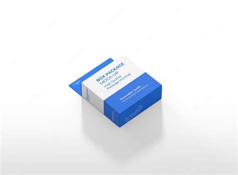 패키지 상자 목업 프리미엄 Psd 파일