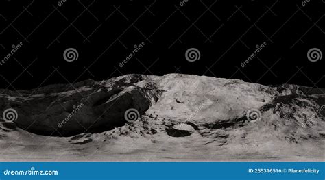 Moon Landscape Hdri Spherical Environment Panorama Background Map
