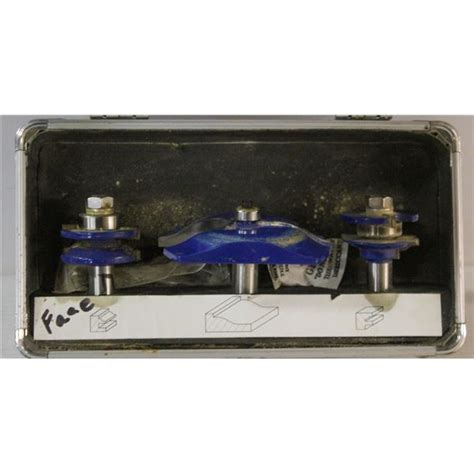 Set Of Fancy Router Bits In Case