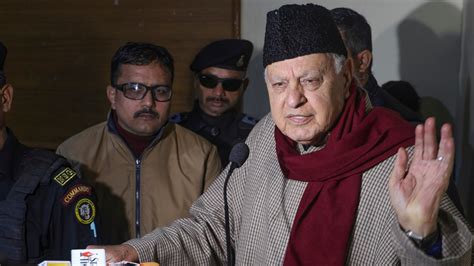 Kashmir Could Share Gazas Fate Without Indo Pak Talks Farooq Abdullah India News The