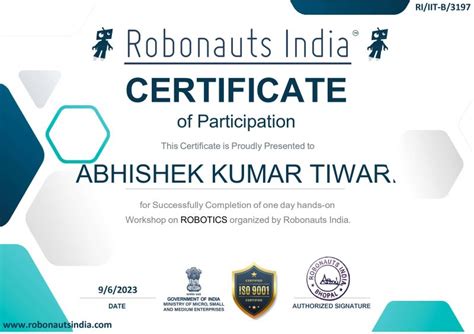 Abhishek Kumar Tiwari On Linkedin Workshop Robotics Robonautsindia
