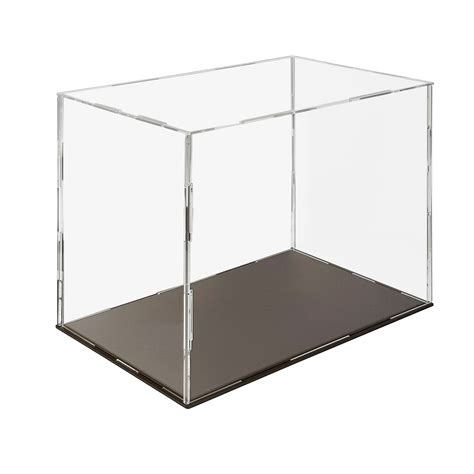 Acrylic Perspex Flat Pack Display Cases Clear Back The Plastic People