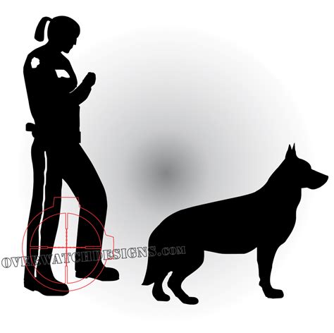 Female K9 Handler Overwatch Designs