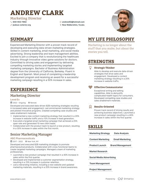 3 Successful Marketing Director Resume Examples And Writing Tips For 2024