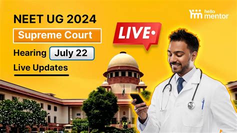Neet Ug 2024 Supreme Court Hearing July 22 Live Updates