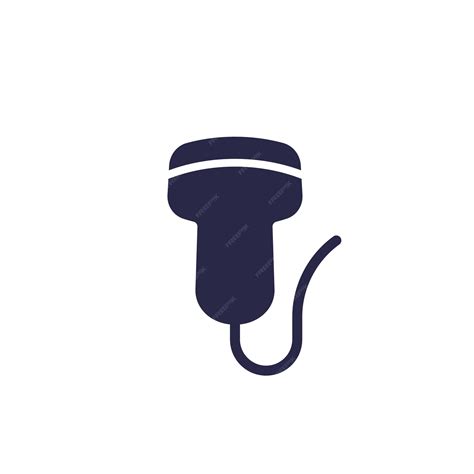 Premium Vector Ultrasound Icon Ultrasonic Scanning Vector Design