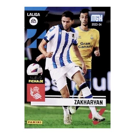 Offer Soccer Cards Zakharyan Real Sociedad Nuevo Fichaje Panini