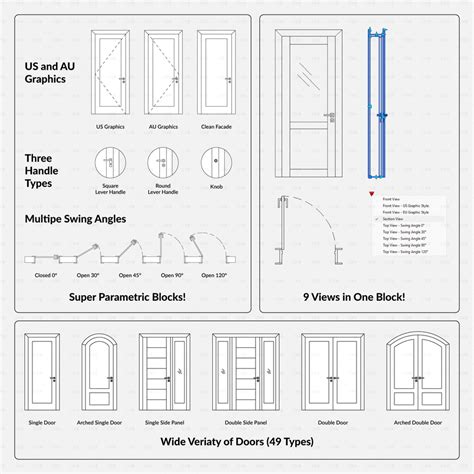 Door And Window Cad Blocks Dwg For Autocad Cadasbuilt Cadasbuilt
