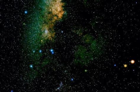 Étoiles Et Galaxie Espace Extra Atmosphérique Ciel Nuit Univers Fond
