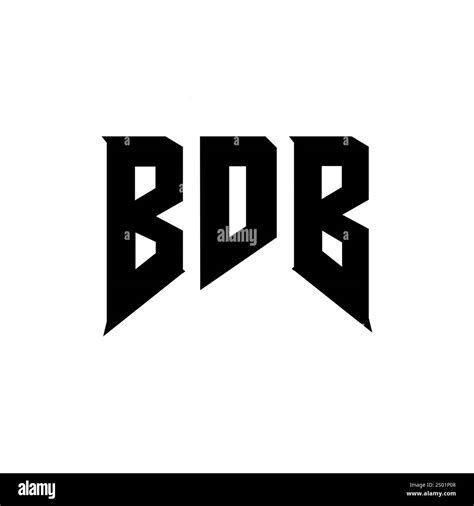 Bdb Letter Logo Design For Technology Company Bdb Logo Design Black