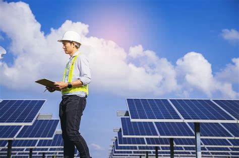 premium photo electrical instrument technician survey checking