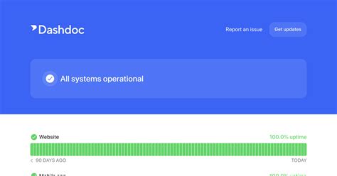 Dashdoc Status