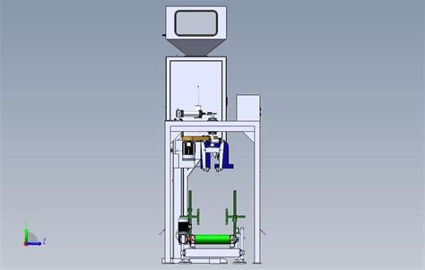 Automatic Quantitative Packaging Scale Machine 3d Model 3d Model Cgtrader