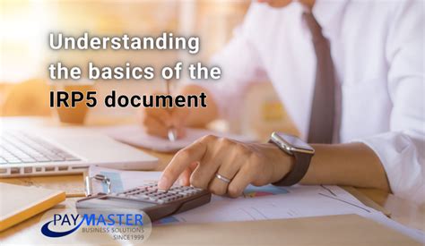 The Basics Of The Irp5 Document Hr Master