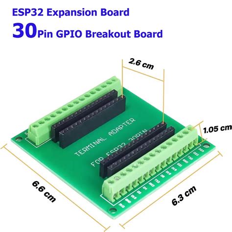 Esp32 Expansion Board 30pin Gpio Breakout Board Shopee Thailand