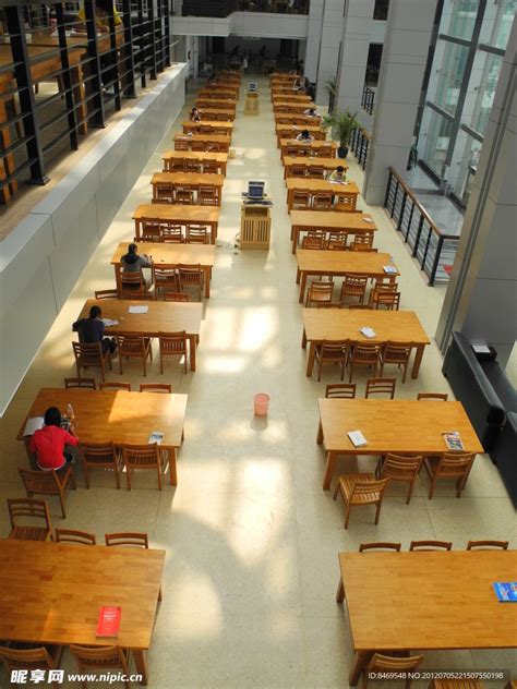 图书馆阅览室摄影图 学习办公 生活百科 摄影图库 昵图网nipic