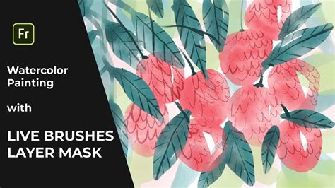 Adobe Fresco Watercolor Illustration Using Layer Mask YouTube