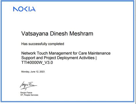 Vatsayana Meshram On Linkedin Im Happy To Share That Ive Obtained A