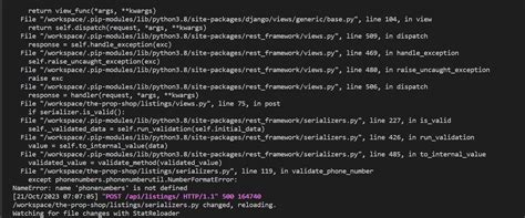 Bug Nameerror Name Phonenumbers Is Not Defined · Issue 78 · Pjdevexthe Prop Shop · Github