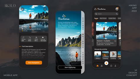 Hiking App Ui Concept On Behance
