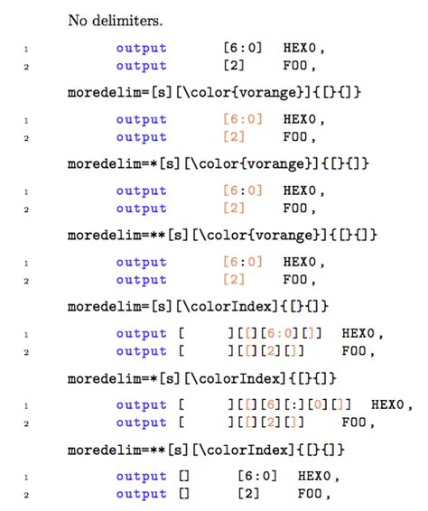 Color Typesetting For A Verilog Lstinput Tex Latex Stack Exchange