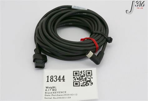 18344 Keyence Contact Sensor Cable 5m Gt2 Chl5m J316gallery