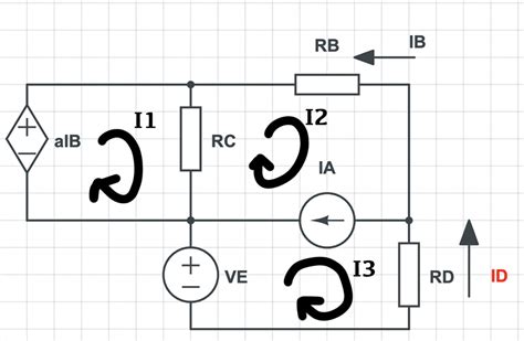 Circuit Analysis Mesh Method With Current Source Electrical