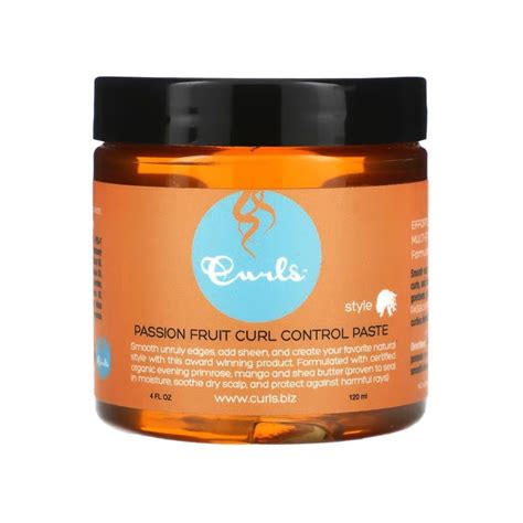 Curls Passion Fruit Curl Control Paste Sculpting Shine Pomade 4 Fl Oz 120 Ml Shopee Malaysia