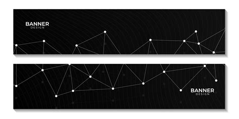 Abstract Dark Background With Lines And Molecular Vector Art At Vecteezy
