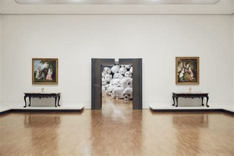 100 Fiberglass And Resin Skulls Fill A Room At The National Gallery Of