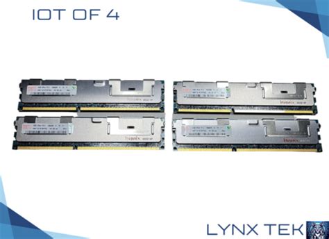 Hynix 16gb 4x 4gb 2rx4 Pc3 10600r Ddr3 1333 Rdimm Memory