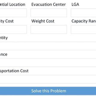 User Interface For The Parameters Download Scientific Diagram
