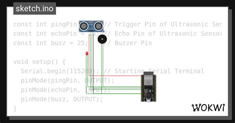 Ultrasonic Copy Wokwi Esp32 Stm32 Arduino Simulator