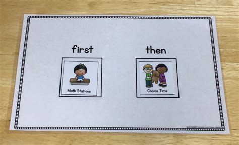 Using Individual Visual Schedules In Kindergarten Teaching