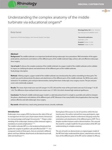 Manuscript 34 Pdf Statistics Anatomical Terms Of Location