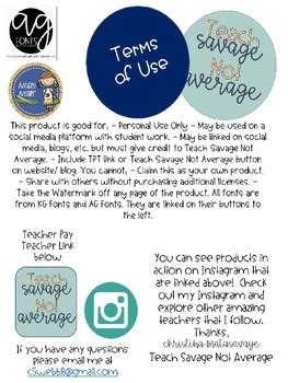 Editable Class Roster By Teach Savage Not Average TpT