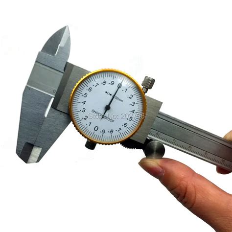 MICROMETRE mm Pied à coulisse en métal avec indicateur de cadran en acier inoxydable