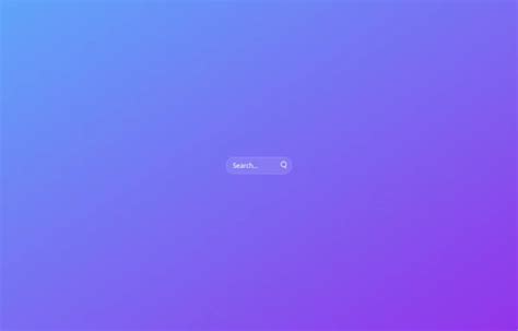 Glassmorphic Animated Searchabar Tailwind Css Example