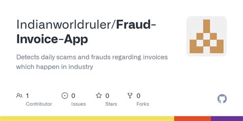 Github Indianworldruler Fraud Invoice App Detects Daily Scams And Frauds Regarding Invoices